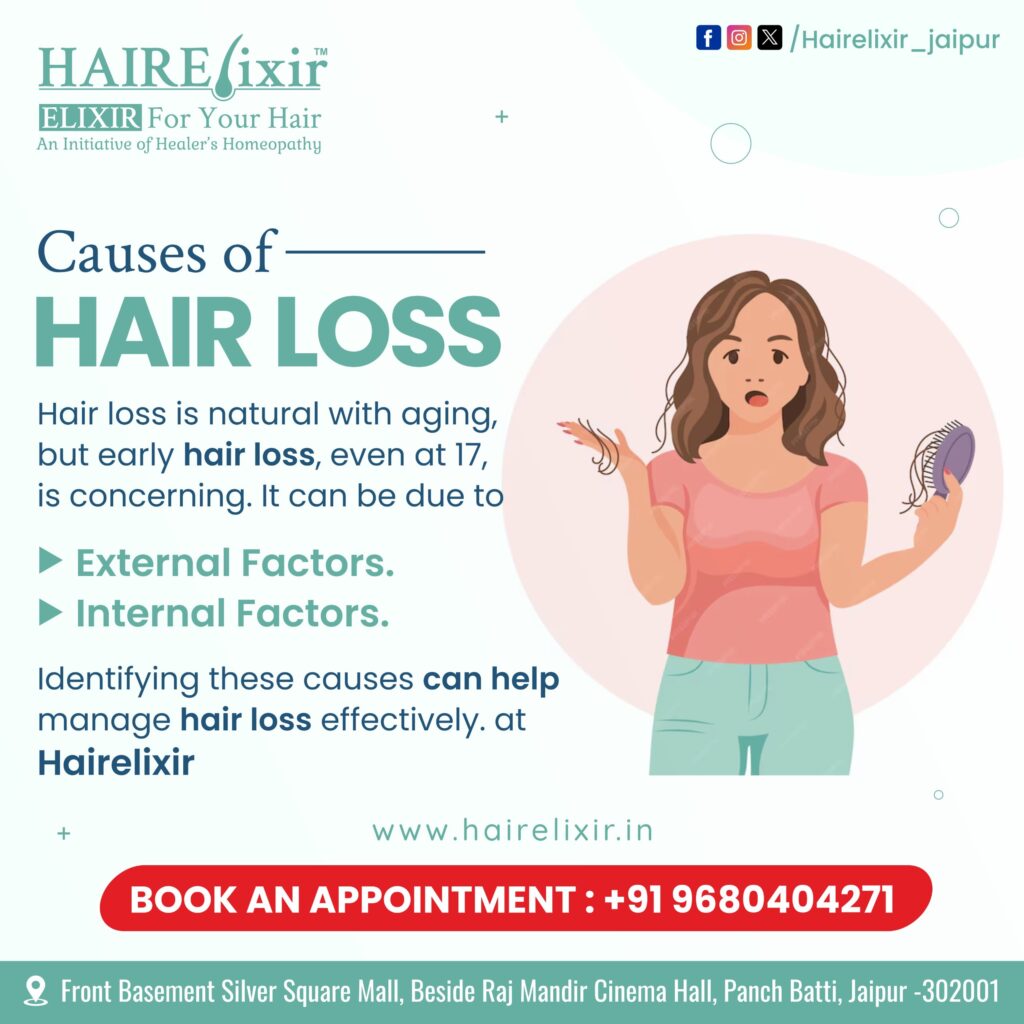 What are the different causes of hair loss or Hair fall? - Haircare